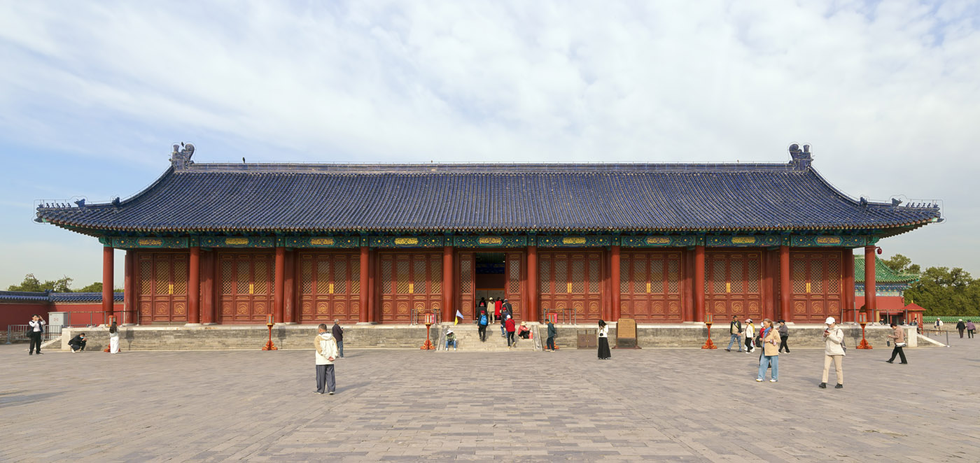 Temple of Heaven, West Annex Hall, east elevation | Beijing, China ...